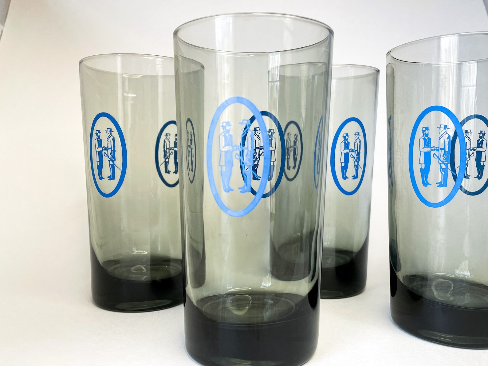 Tom Collins Design Cocktail Glasses - Vintage MCM Barware - Set of 4 - Etsy