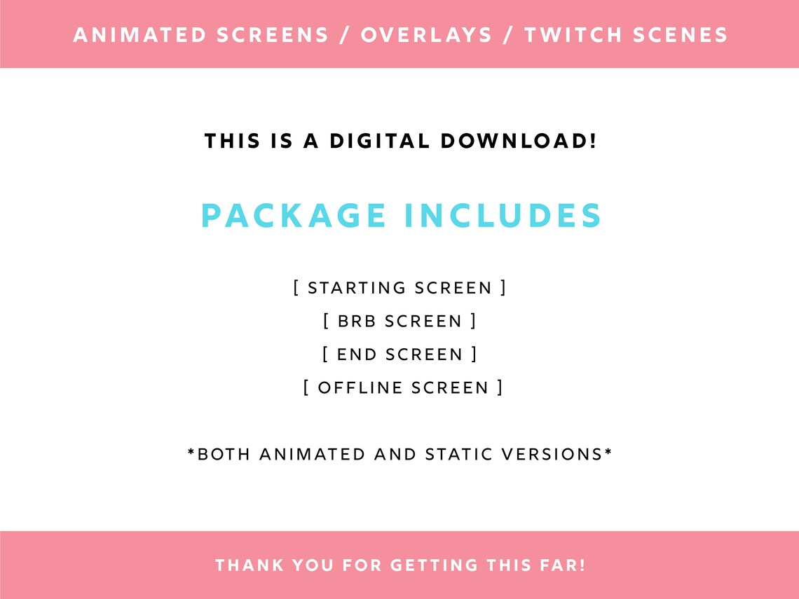 Animated Screens + Panels, Purple Aesthetic, Twitch, Youtube, Stream ...