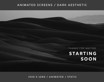 Animated Screens + Panels, Purple Aesthetic, Twitch, Youtube, Stream ...