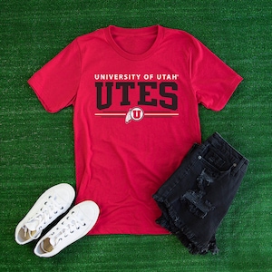 University of Utah Shirt Go Utes Tshirt Utah Utes Fan Gift Utah State ...