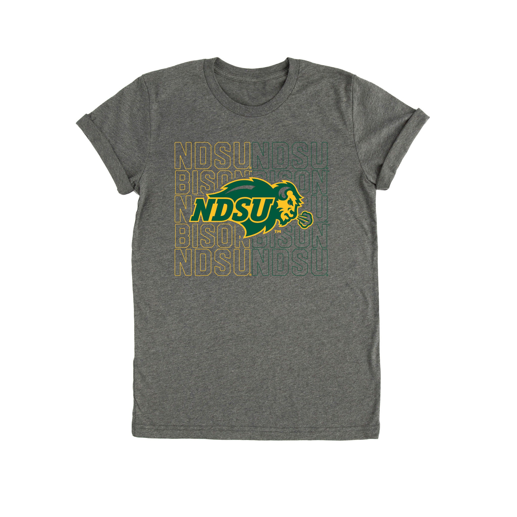NDSU Bison Repeat Tee North Dakota State University Bison Shirt Bisons ...