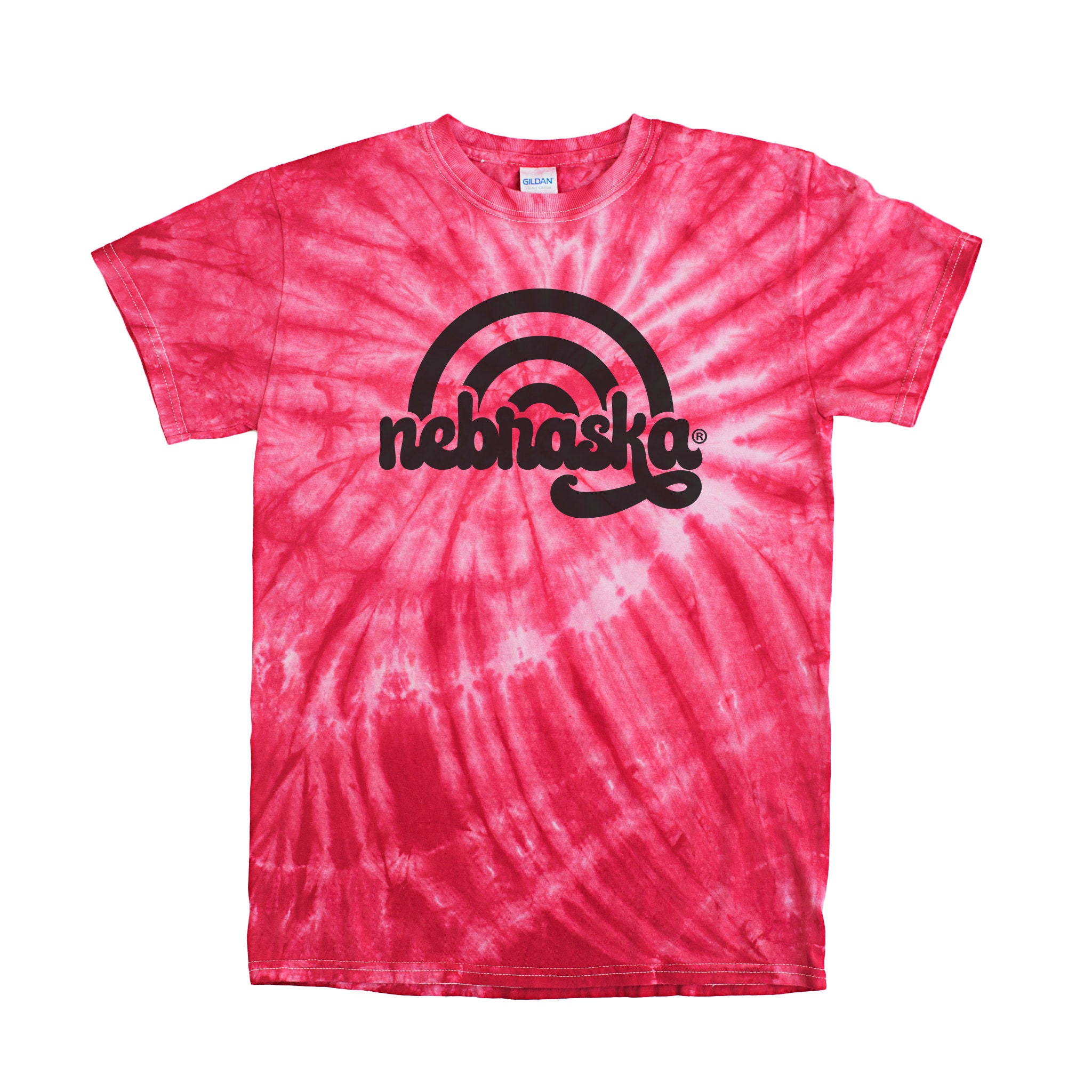 Retro Nebraska Rainbow Nebraska Huskers Shirt Cornhuskers Tee Big Red ...