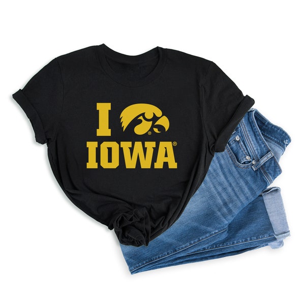 Iowa Hawkeyes Girls Shirt - Etsy