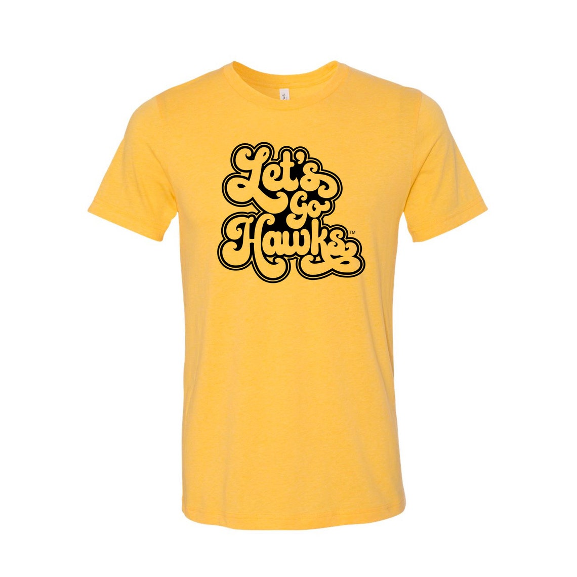 Let's Go Hawks Iowa Tshirt | Iowa Hawkeyes Black Tshirt Hawkeye ...