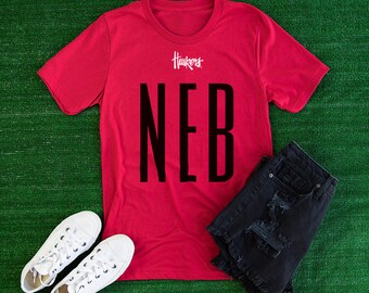 Legacy Huskers Script Tee Nebraska Huskers Shirt Cornhuskers Tee ...
