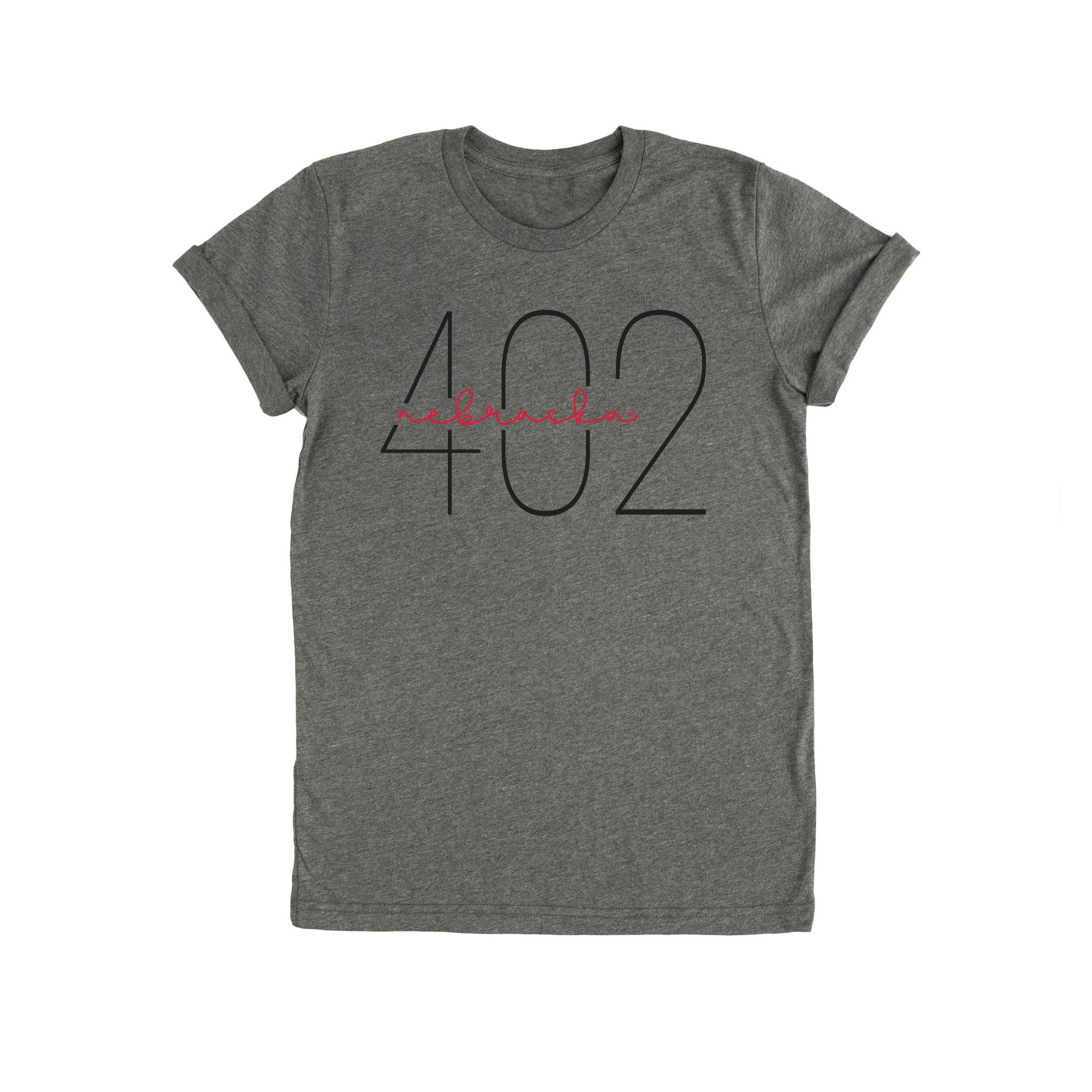 402 Nebraska Area Code Tshirt Nebraska Huskers Shirt Cornhuskers Big ...