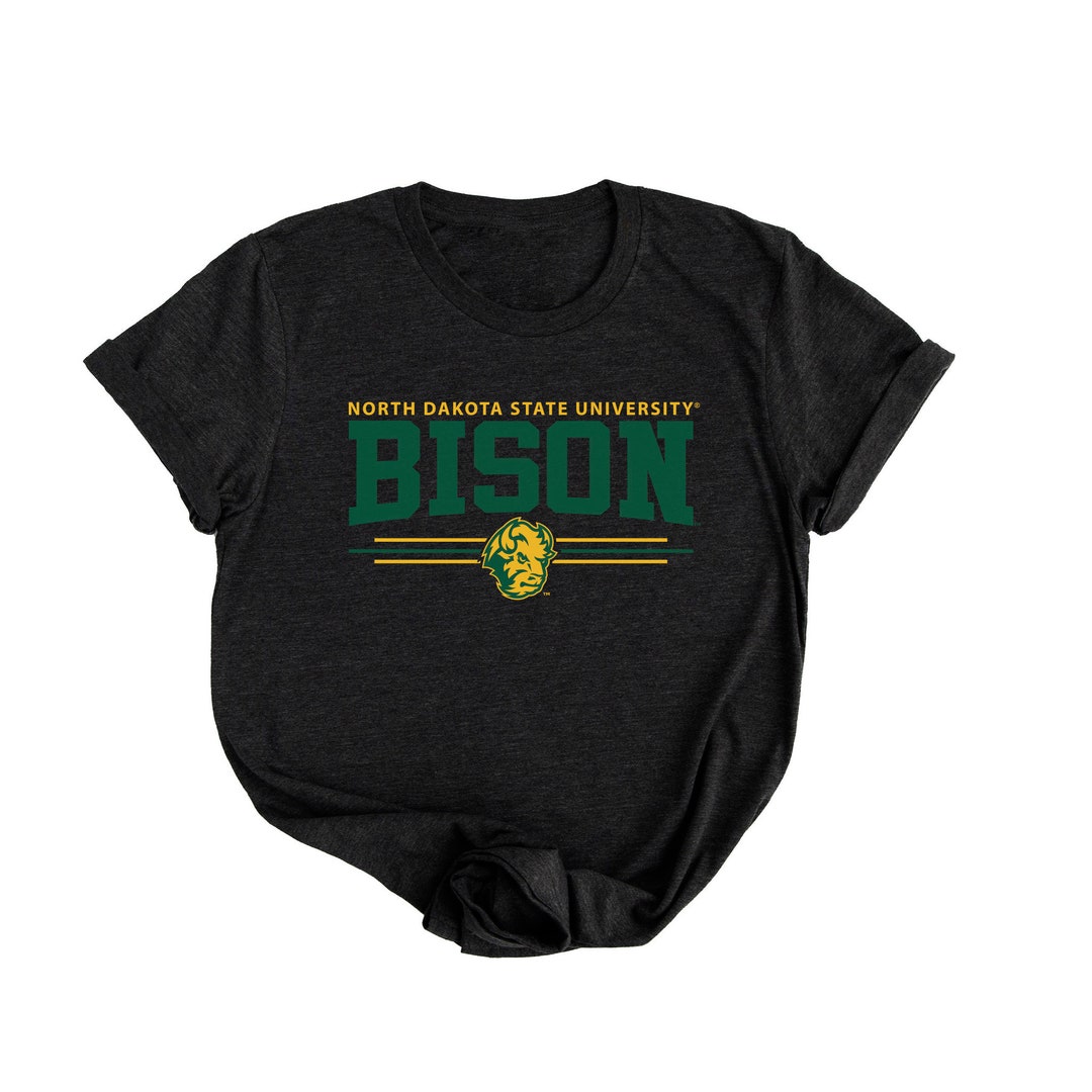 NDSU Bison Tee | North Dakota State University Bison Shirt Bisons Tee ...