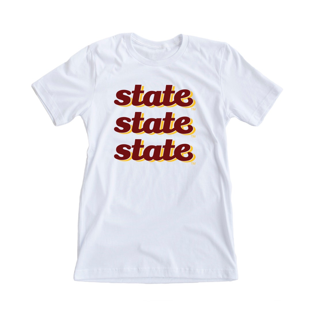 Iowa State Cyclones State Stacked Tshirt Iowa State Cyclones Iowa Shirt ...