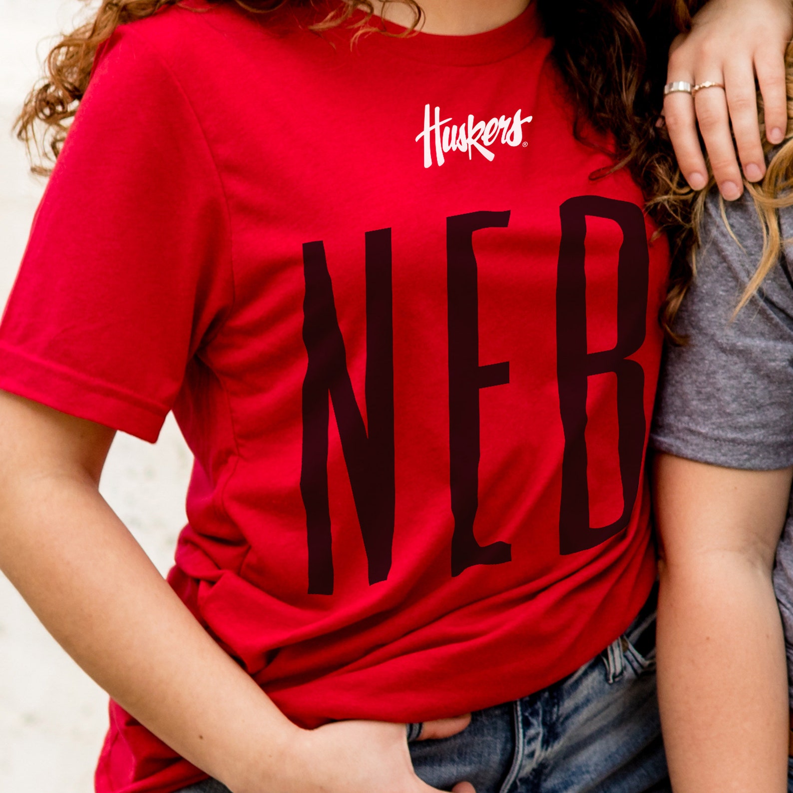 Huskers NEB Tee Nebraska Huskers Shirt Cornhuskers Tee Big - Etsy