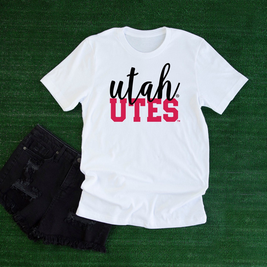 University of Utah Shirt Utah Utes Tshirt Go Utes Tshirt Utah Utes Tee ...