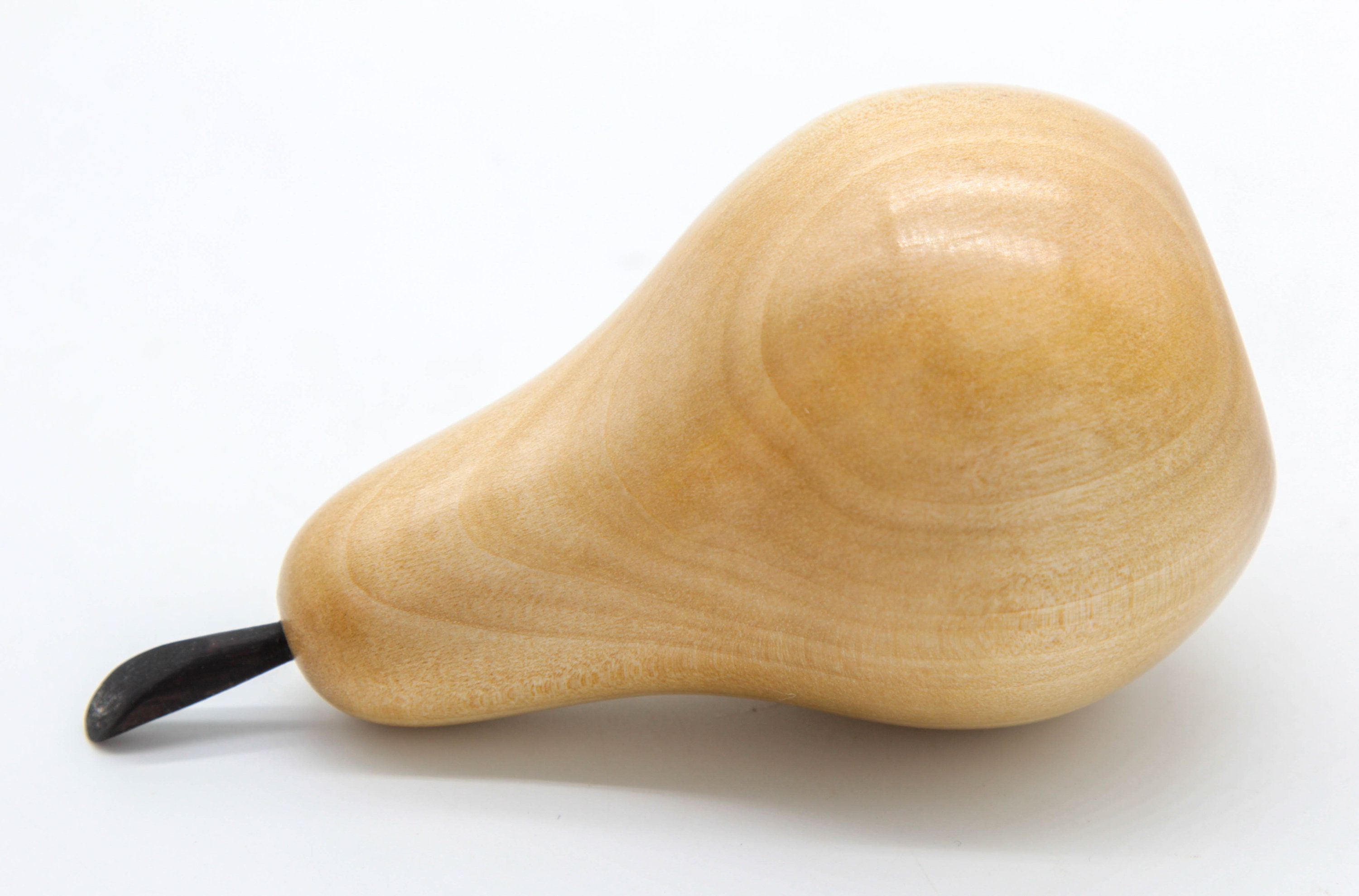 Wooden Bitten Apple, Green Wood Apple With Bite, Apple Ornament, 5th ...