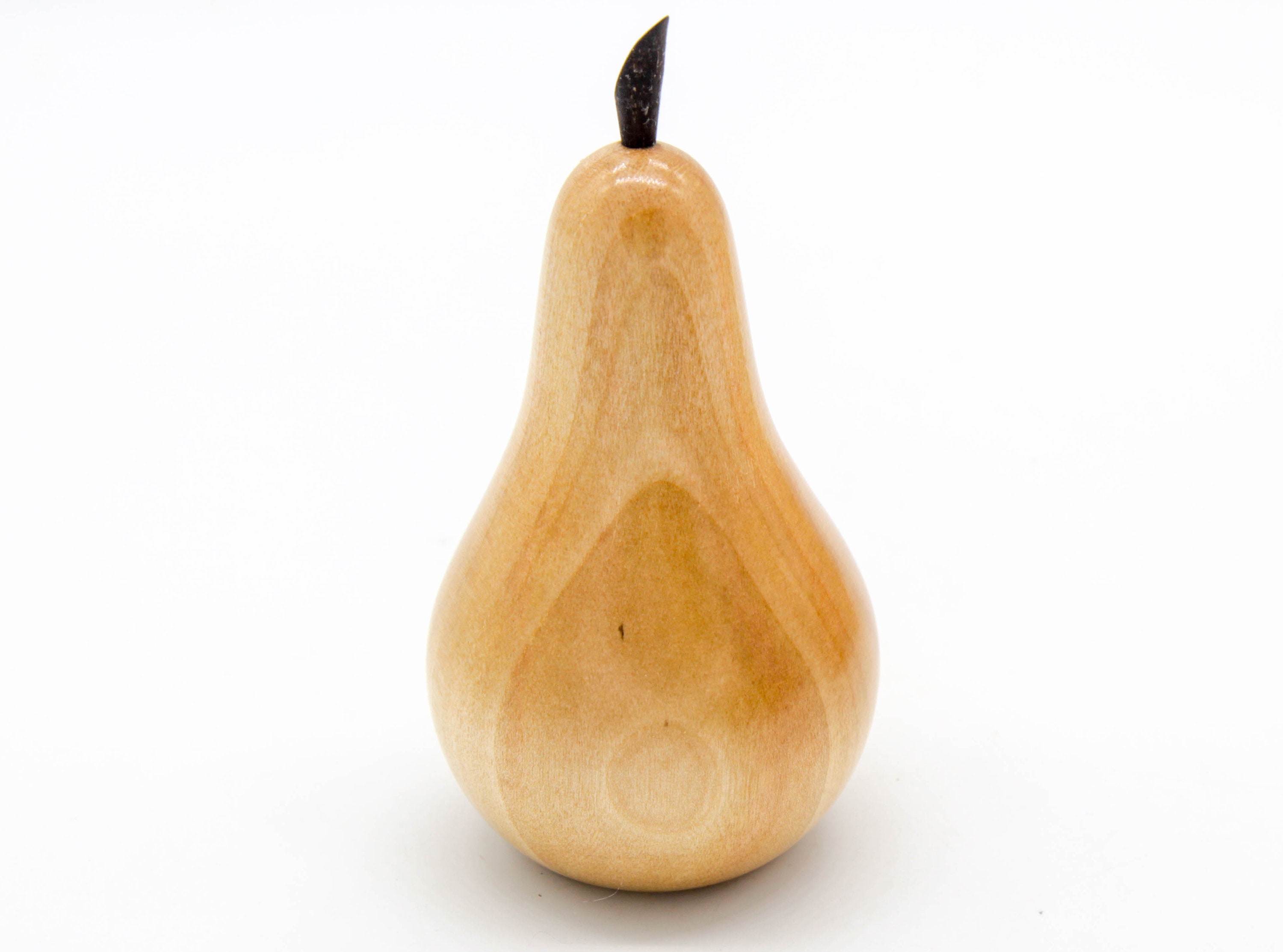Wooden Bitten Apple, Green Wood Apple With Bite, Apple Ornament, 5th ...