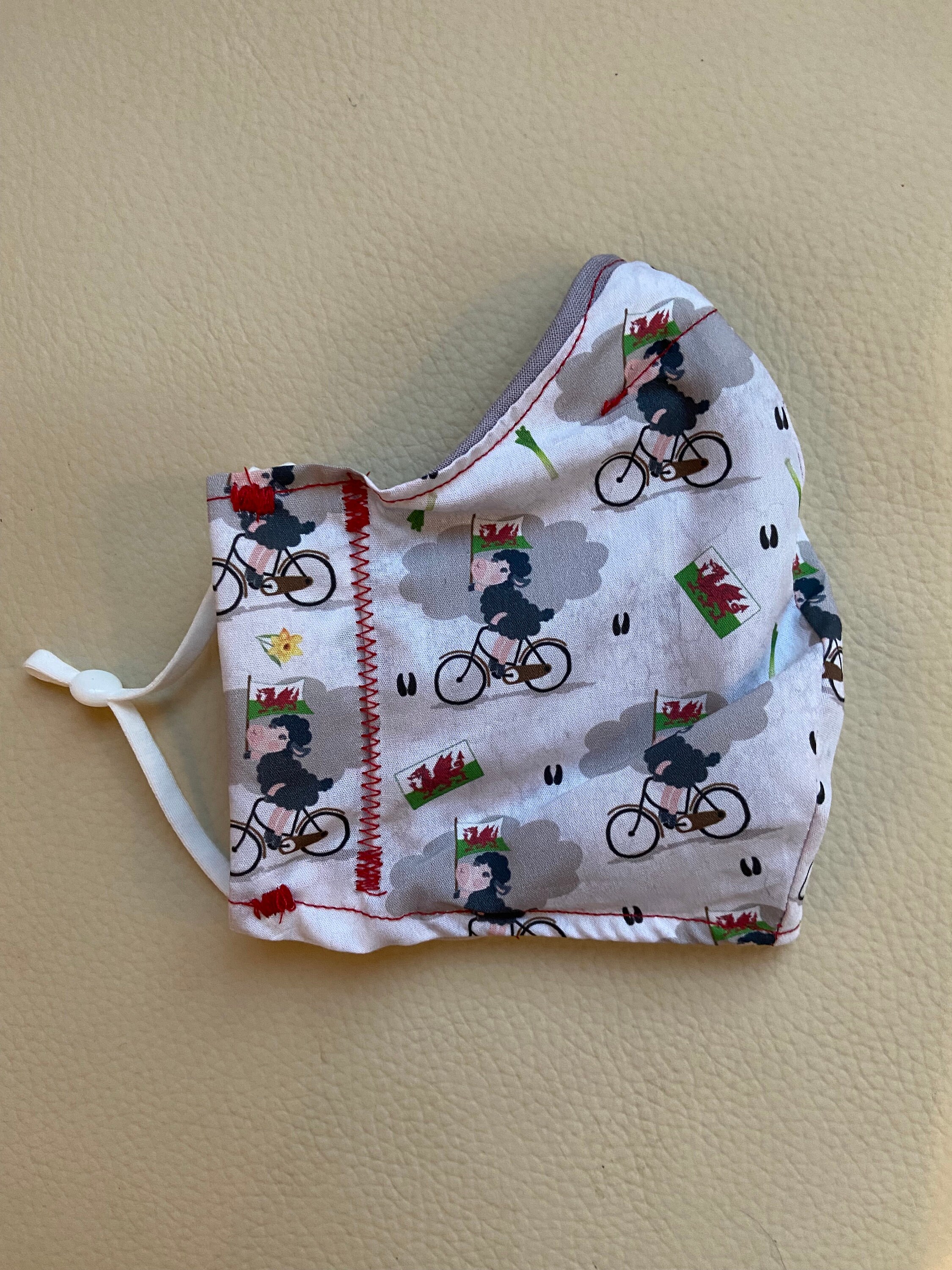 Welsh Face Mask/a Gift From Wales/ 3 Layer Reusable With Nosegrip ...