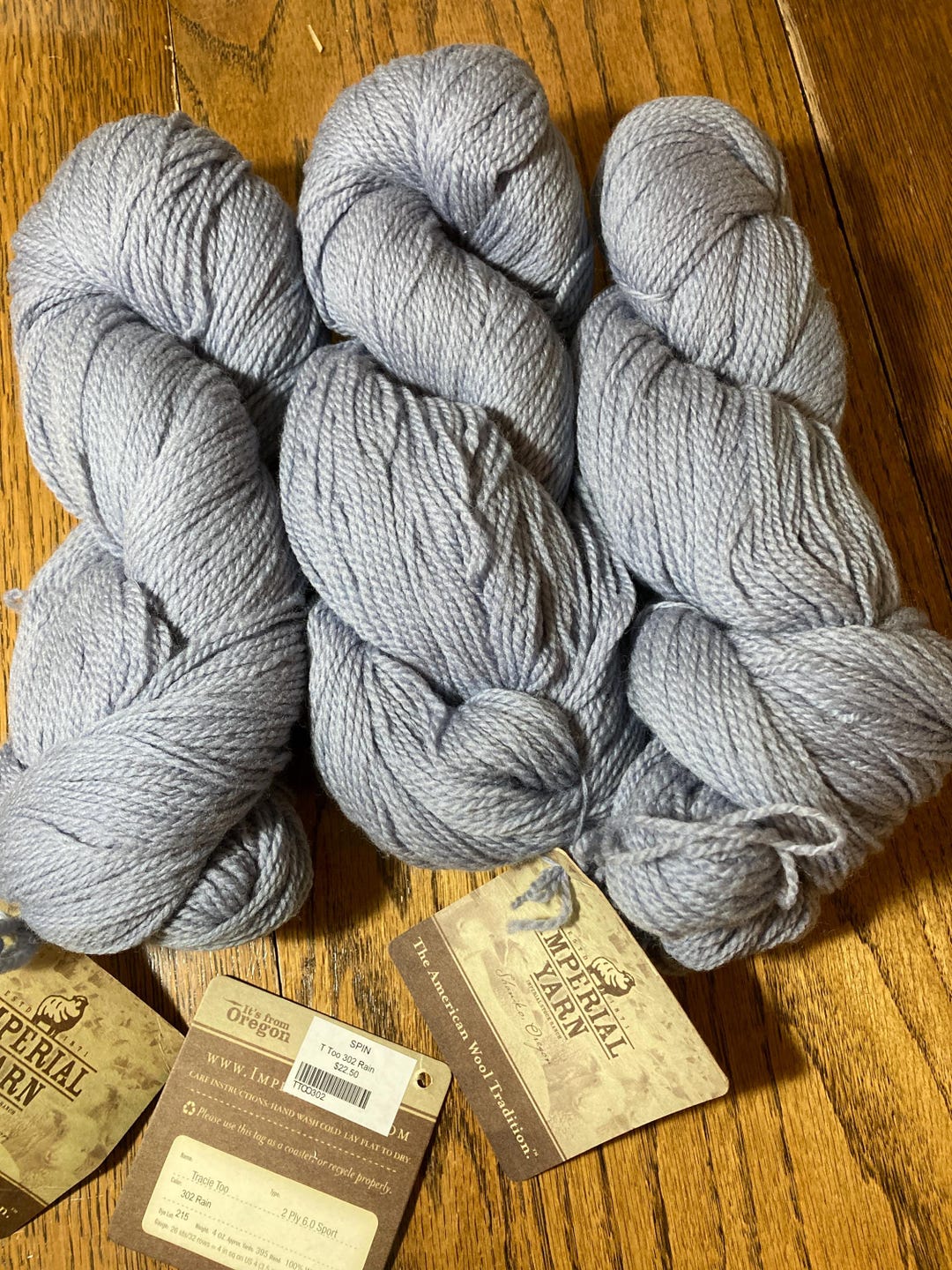 Destash - Tracie Too, Imperial Yarn, Rain - Etsy