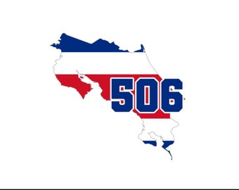 Bumper Car Sticker, Costa Rica Map Style Pura Vida - Etsy