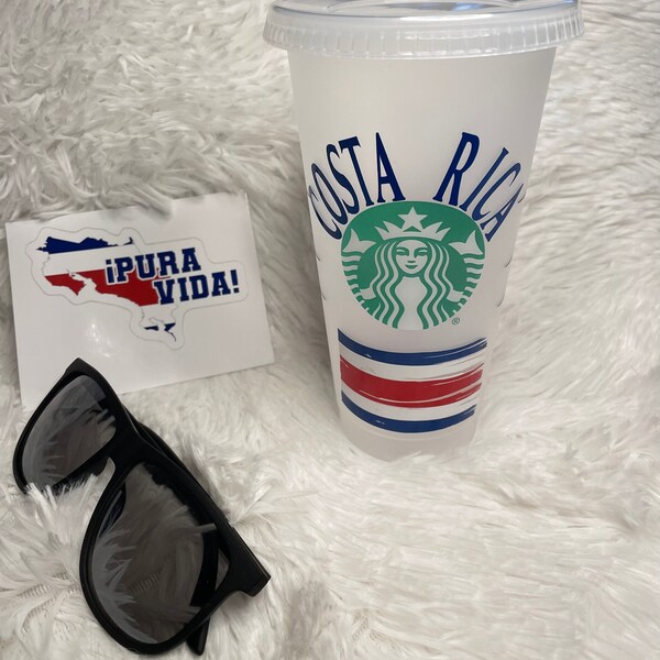 Bumper Car Sticker, Costa Rica Map Style Pura Vida - Etsy