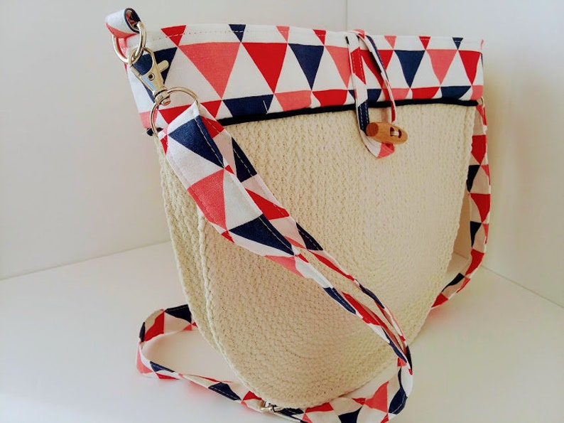 Adjustable Strap Crossbody Bag Button Closure - Etsy