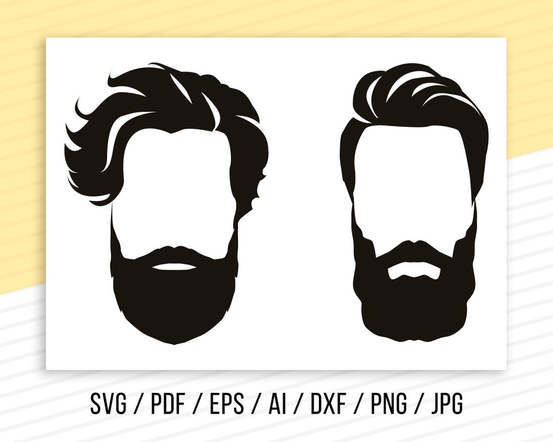 Beard SVG Cut File Dope Vector Svg Digital File Man Haircut Bundle ...