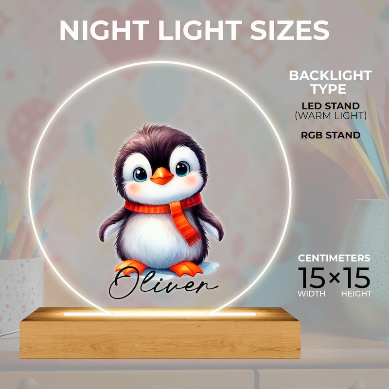 Penguin Lamp - Etsy