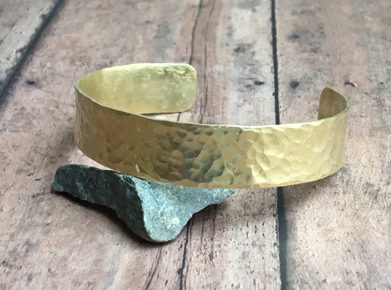 Raw Brass Cuff. Hammered Brass Cuff. Brass Cuff Bracelet. Brass Bangle. Raw Brass Jewelry ...