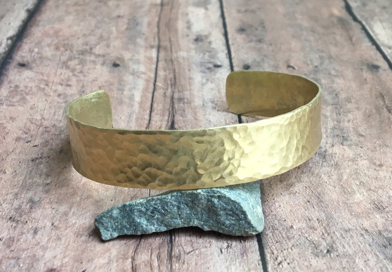 Raw Brass Cuff. Hammered Brass Cuff. Brass Cuff Bracelet. Brass Bangle ...