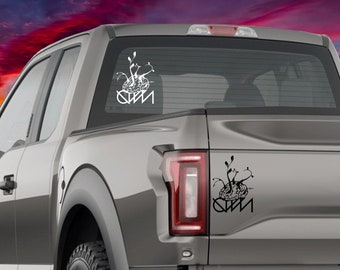 White vinyl decal | Etsy