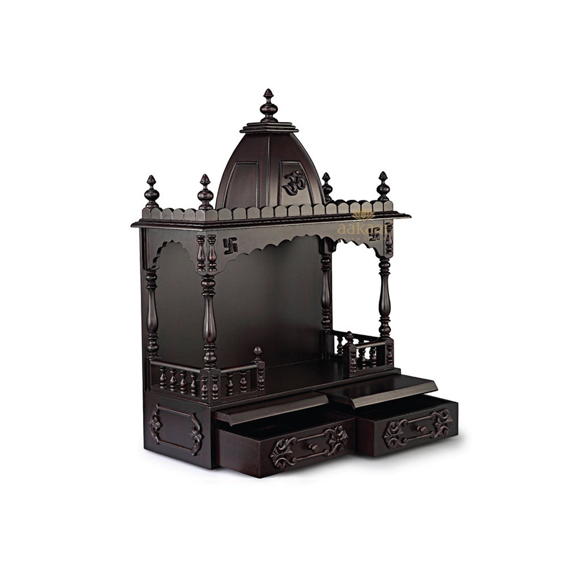 24 VO Puja Mandap Pooja Mandir for Home Wooden - Etsy
