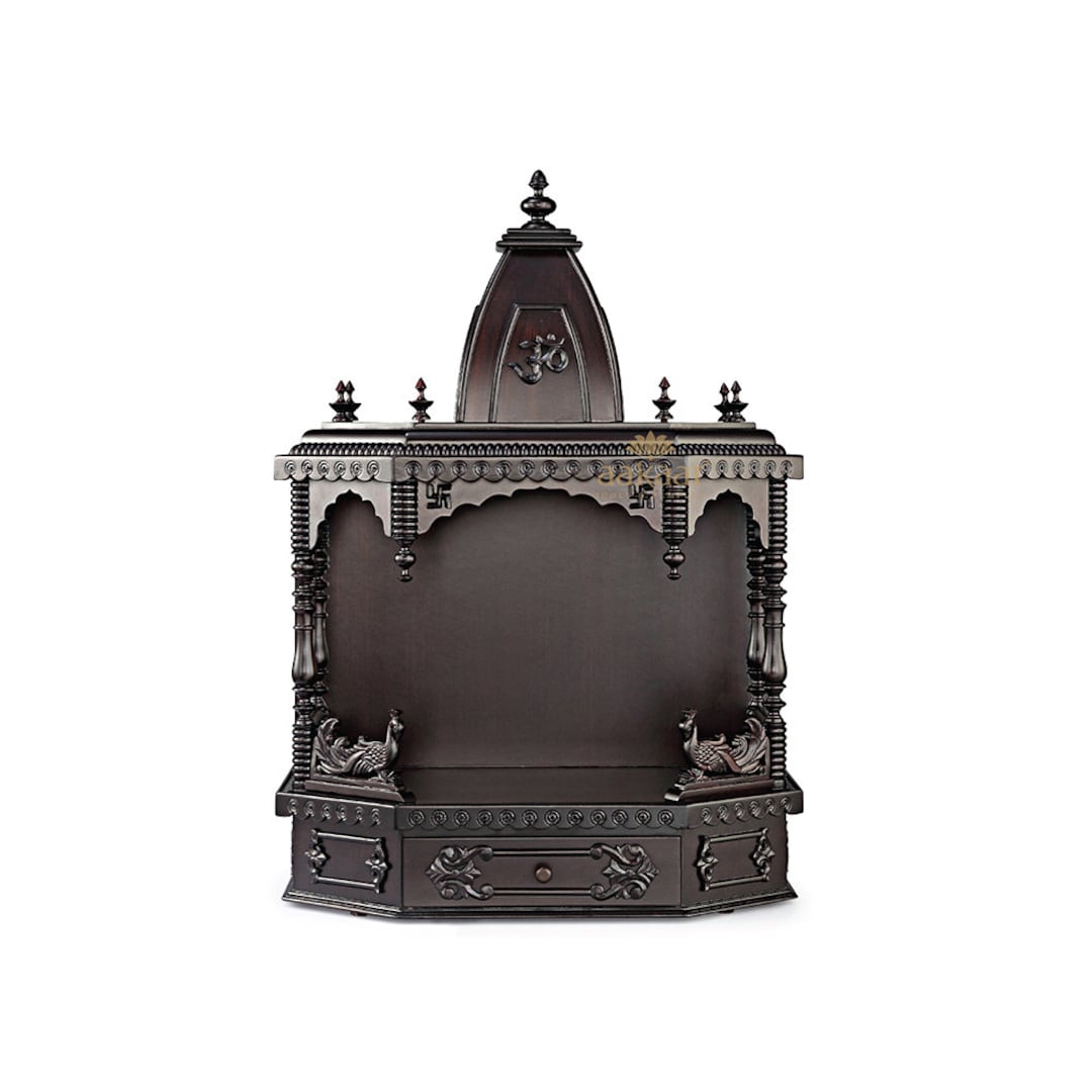 24 Inch KM HEX - Small Pooja Mandir for Home & Wooden Temple - Etsy