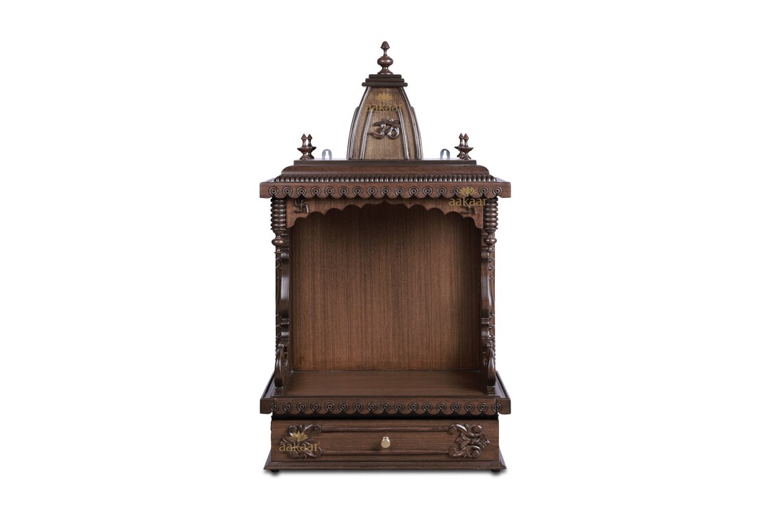18" KM - Handcrafted Pooja Mandir for Home & Wooden Puja Mandir - Etsy