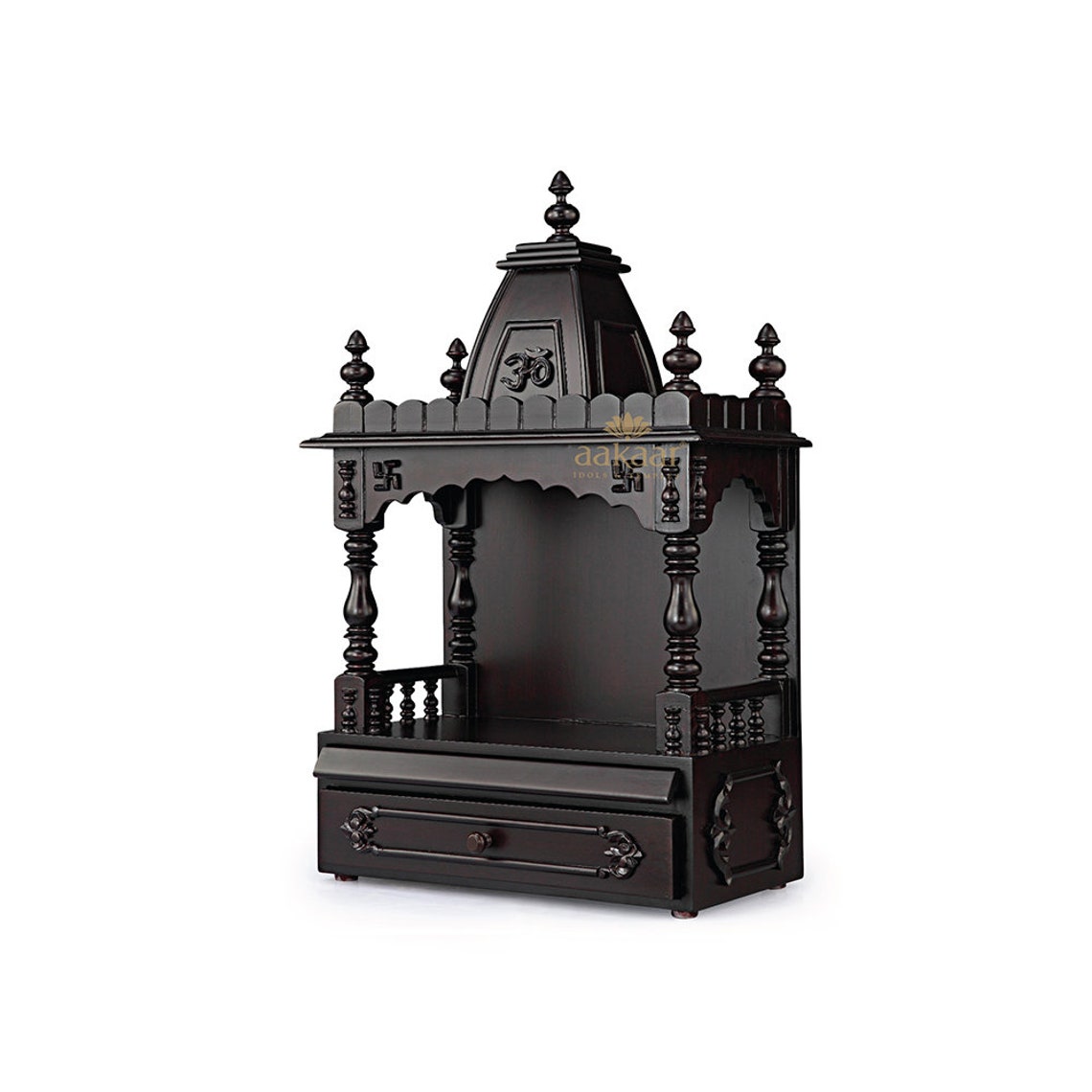 15 VO Small Wooden Temple and Pooja Mandir for Home - Etsy