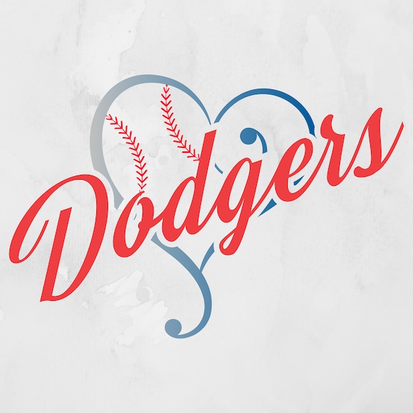 Dodgers Svg - Etsy