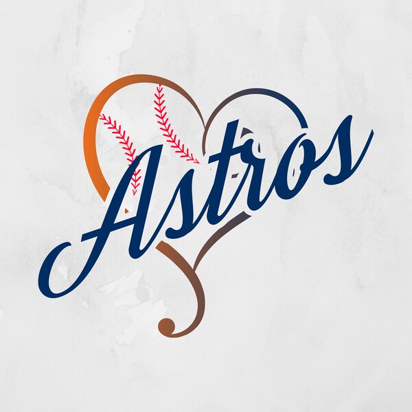 Astros Svg - Etsy