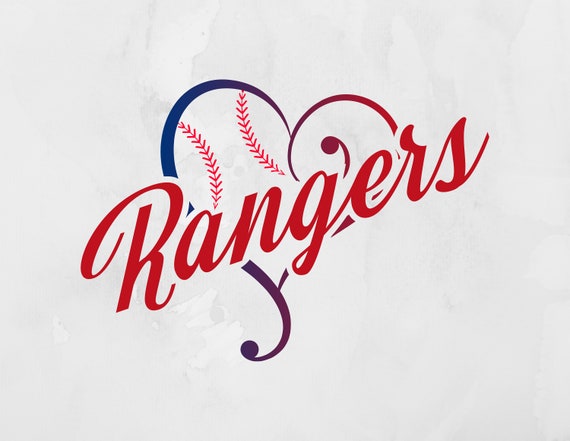 Rangers SVG Baseball SVG Digital File Cut File Sports | Etsy