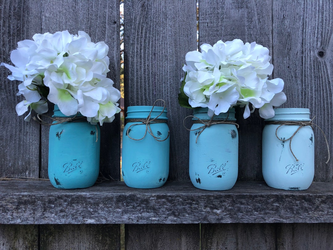 Rustic Mason Jars - Etsy