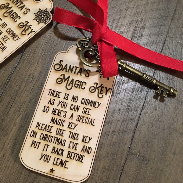 Santa Key - Etsy