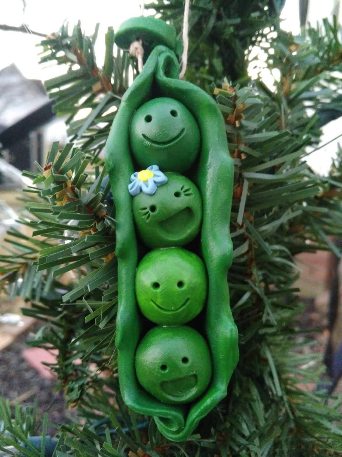 CUSTOM Peas in a Pod Ornament. Personalized | Etsy