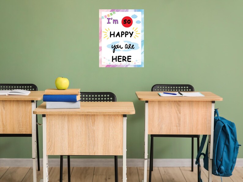 Bulletin Board Printable Classroom Pastel Borders, Pennants, Alphabet ...