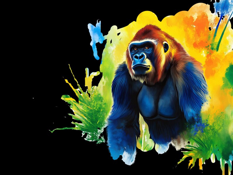 Clip Art Spanish Animal Names From A to Z, Bright Primary Colors - Etsy