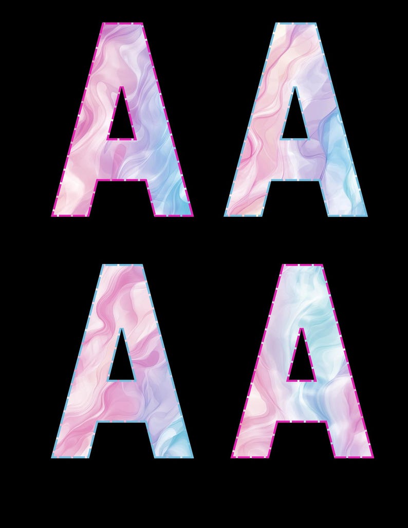 Bulletin Board Printable Classroom Pastel Borders, Pennants, Alphabet ...