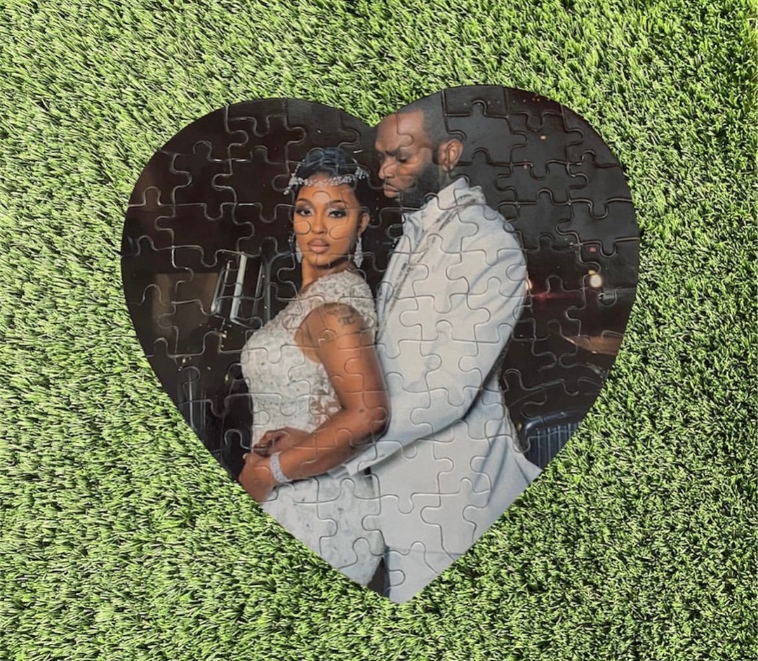 Personalized Heart Puzzle,valentines Gift, Couples Gift, Engagement ...