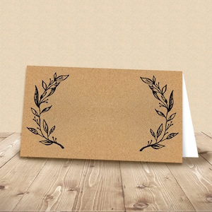 Printable Rustic Food Tent Cards Food Labels Bridal Shower - Etsy