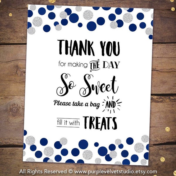 Navy Blue Sign - Etsy