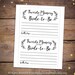 Printable Bridal Shower Activity Printable Rustic Bridal Shower ...