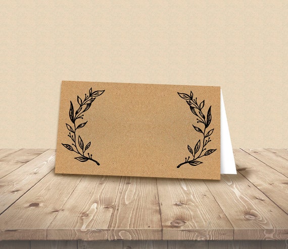 Printable Rustic Food Tent Cards Food Labels Bridal Shower | Etsy