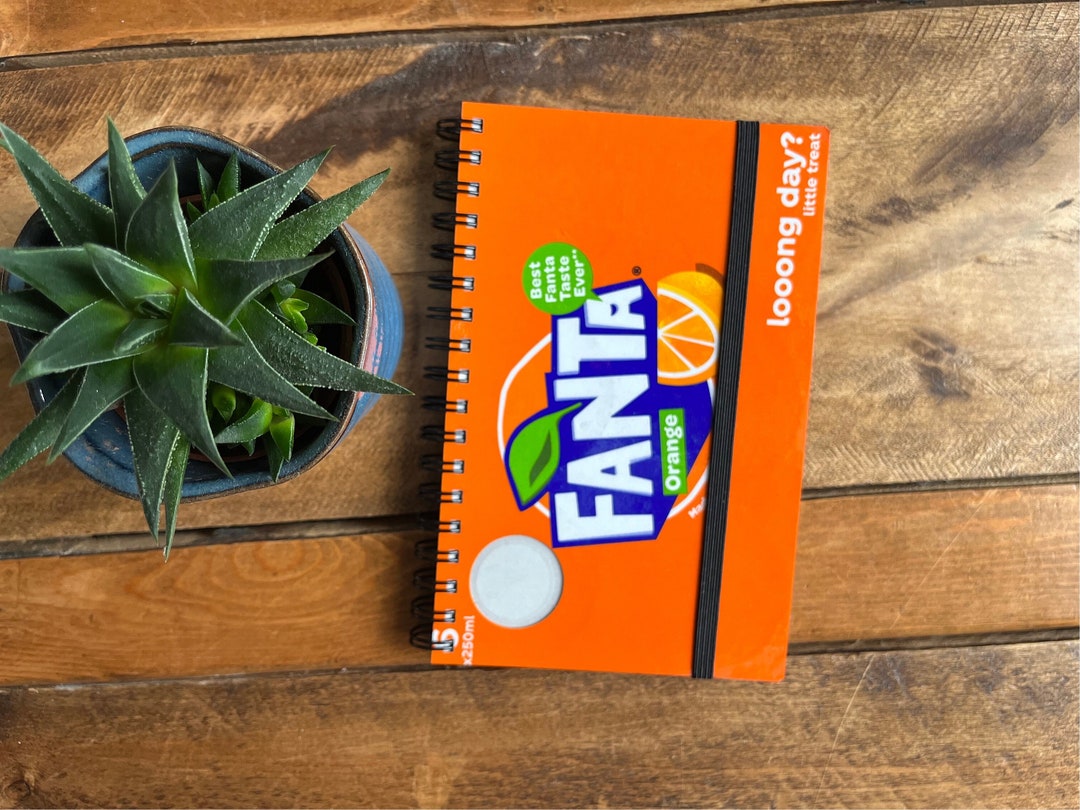 Upcycled/recycled Coca Cola Box Notebook Fanta - Etsy