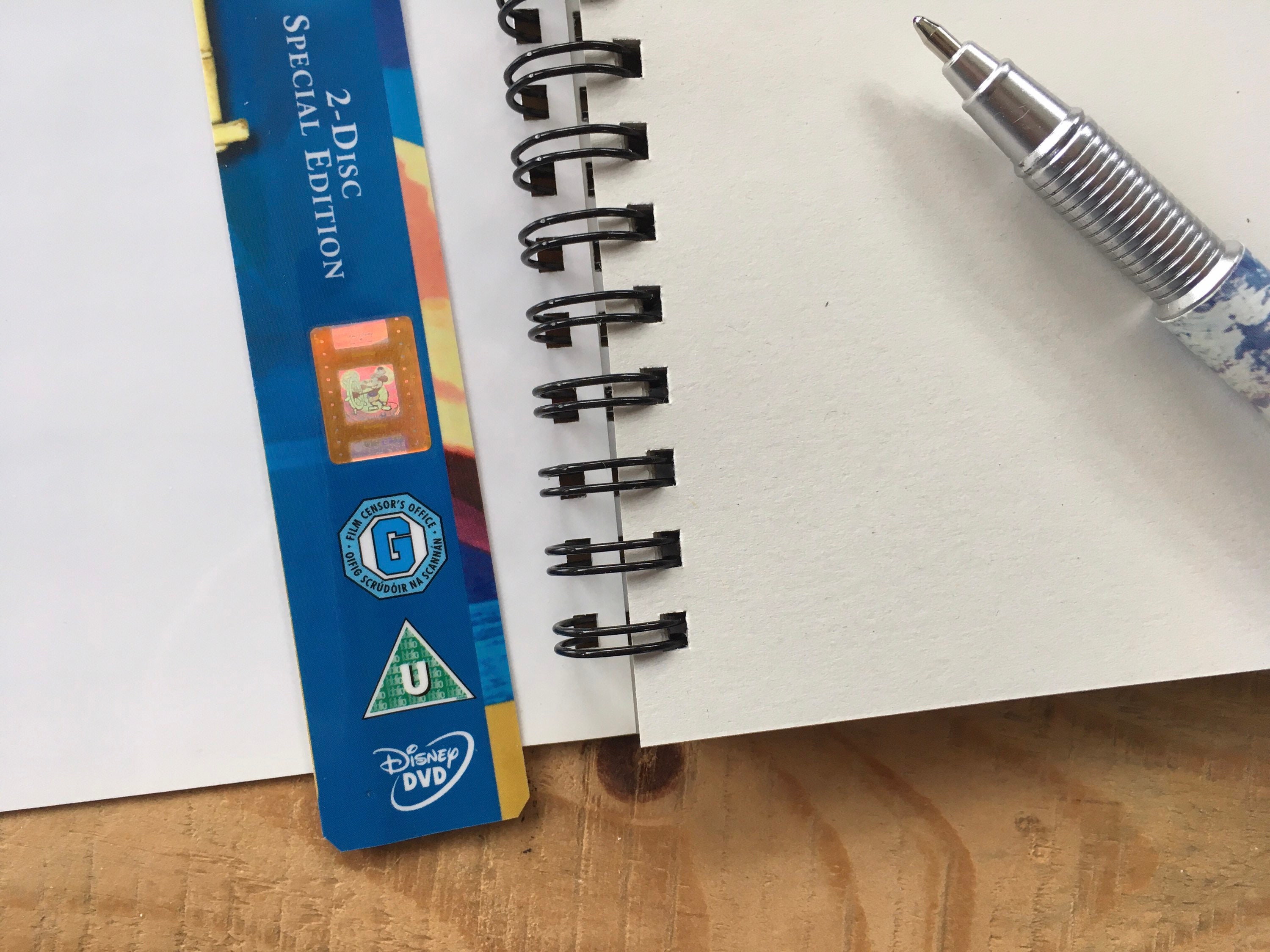 Recycled/upcycled DVD Cover Notebook Disney Dreamworks Etc | Etsy