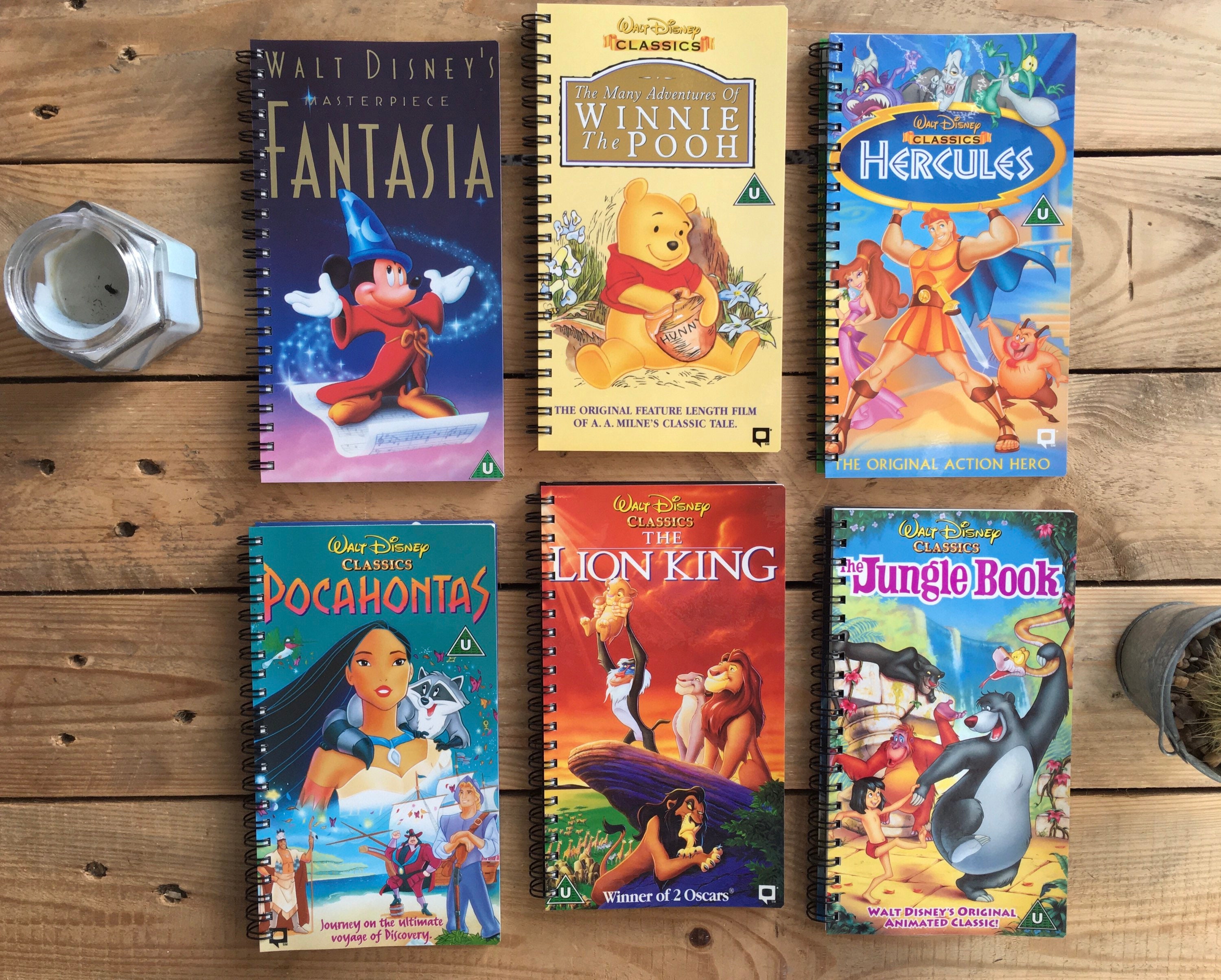 Recycled/upcycled Disney VHS Notebook the Lion King - Etsy