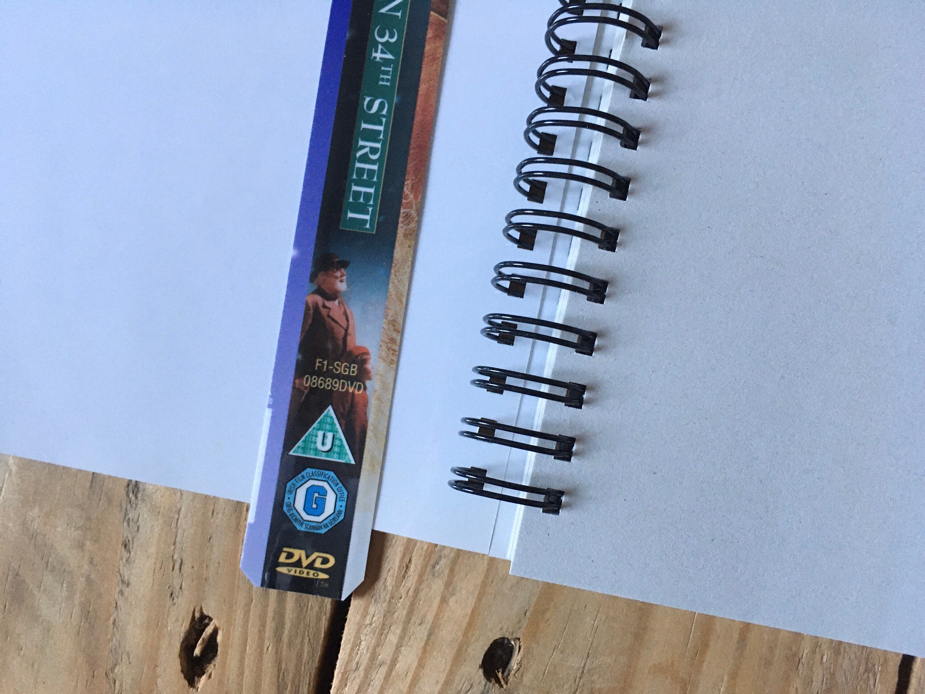 Recycled/upcycled Christmas DVD Notebook Santa Claus the - Etsy