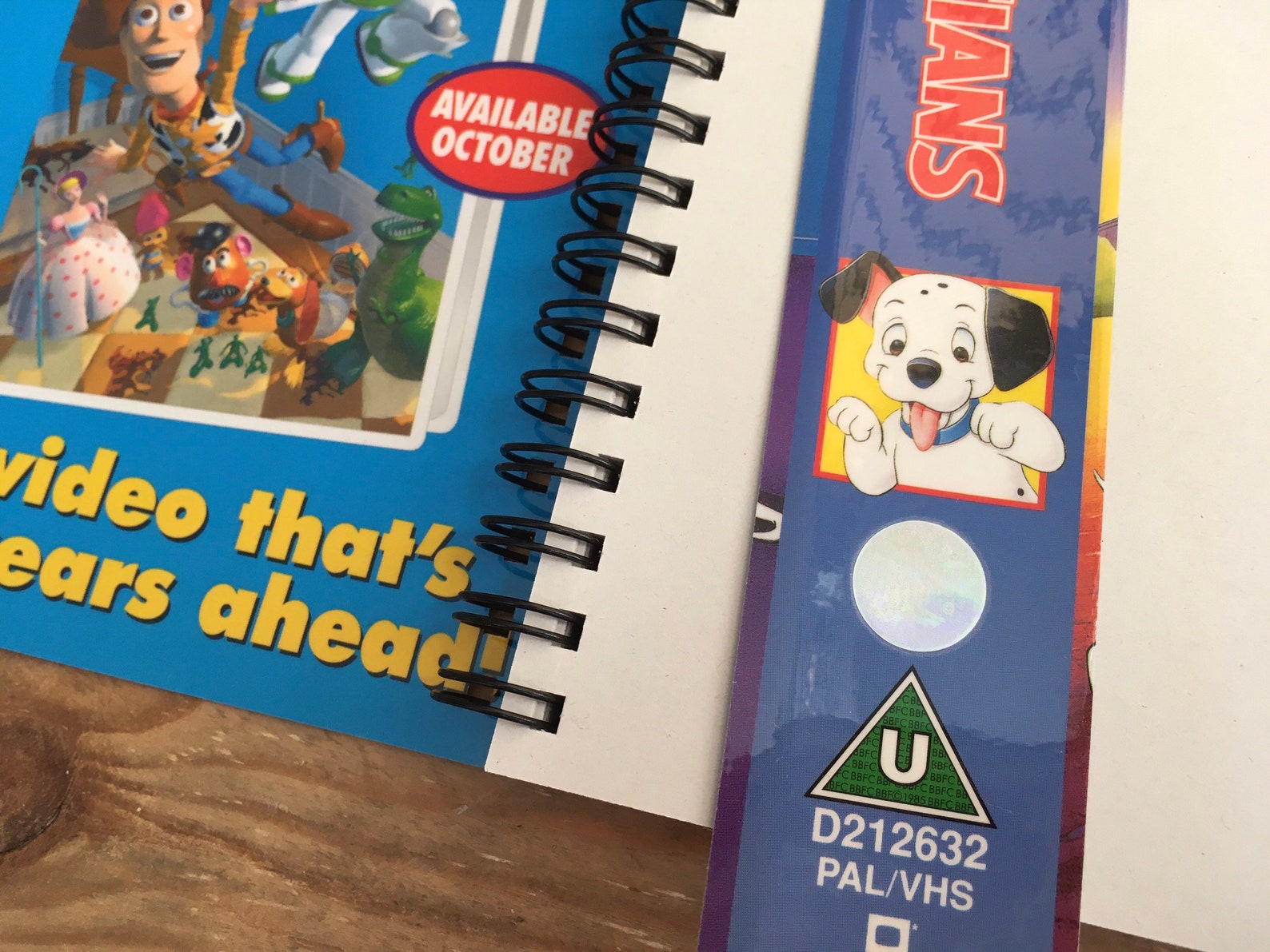 Recycled/upcycled Disney VHS Notebook the Lion King, Aladdin, Lilo ...