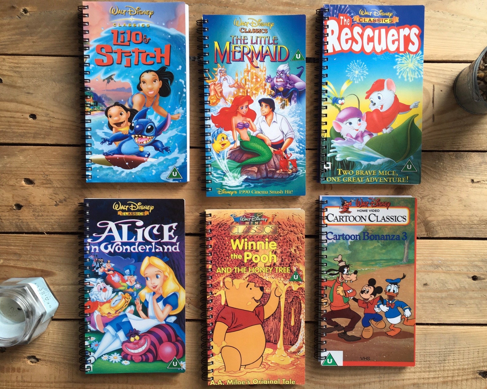 Recycled/upcycled Disney VHS Notebook the Lion King - Etsy